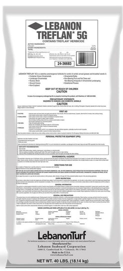 Treflan 5G Herbicide - 40 lb – Legacy Country Corner